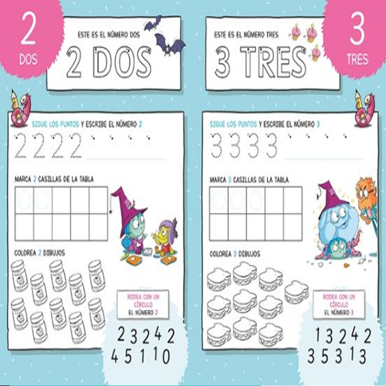 APRENDE LOS NÚMEROS EN LA ESCUELA DE MONSTRUOS – KIDDO | Juguetes ...